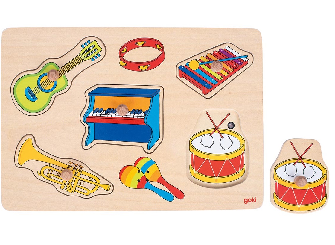 Soundpuzzle musical instruments - Goki - Wooden toys