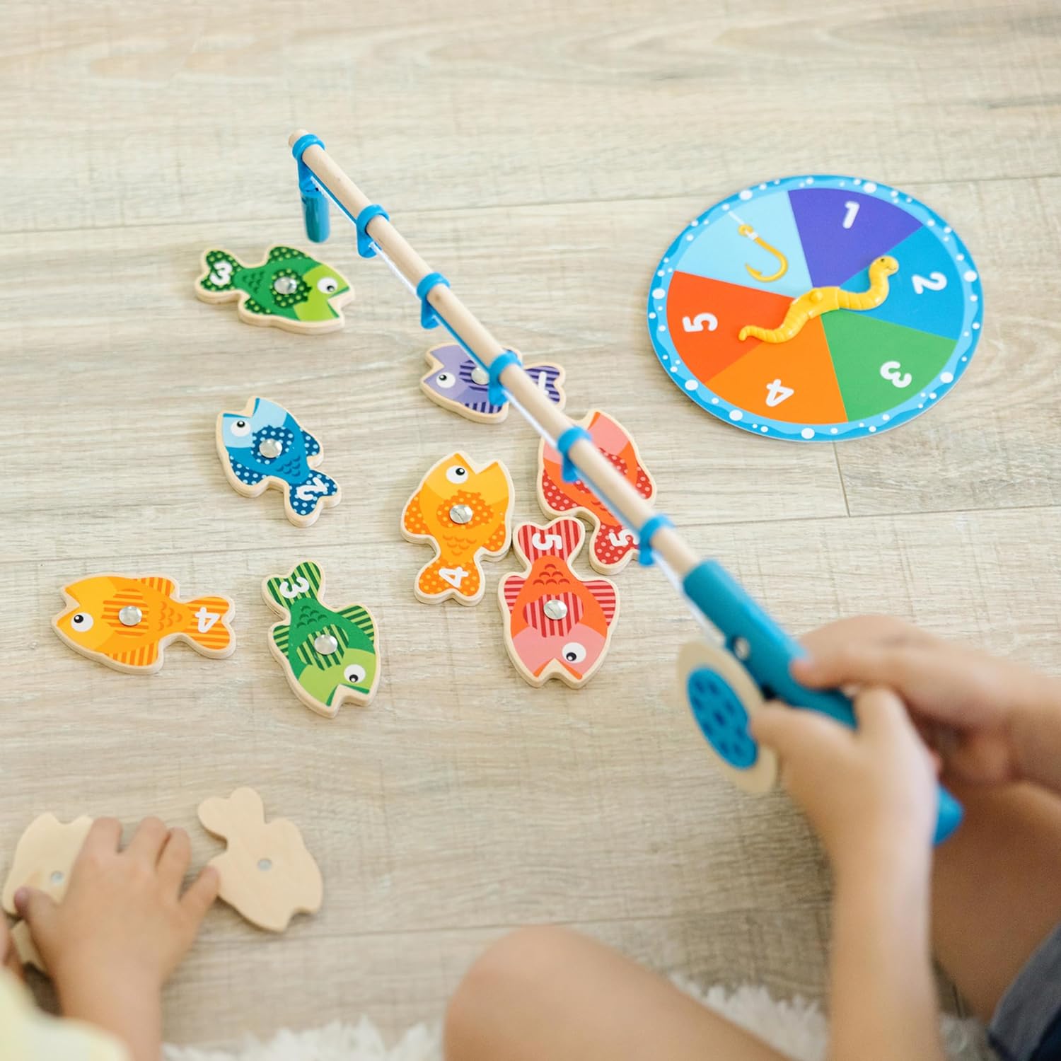 Catch Count Magnetic Fishing Rod Set Melissa and Doug Fishing Game