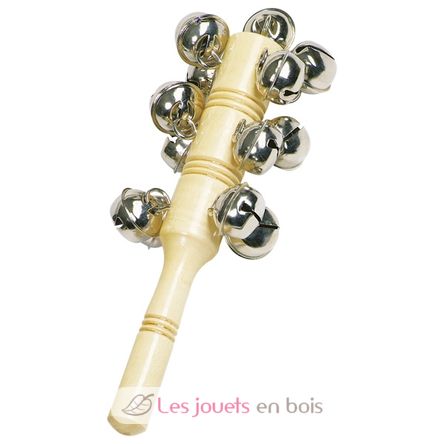 Bell stick with 13 bells Goki 15280 Percussion Instrument Musical toy
