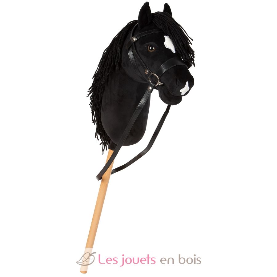 Hobby Horse black Eddie - small foot - wooden toys