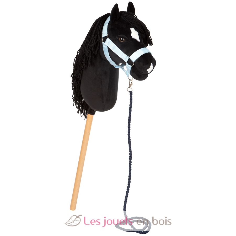 Hobby Horse black Eddie - small foot - wooden toys
