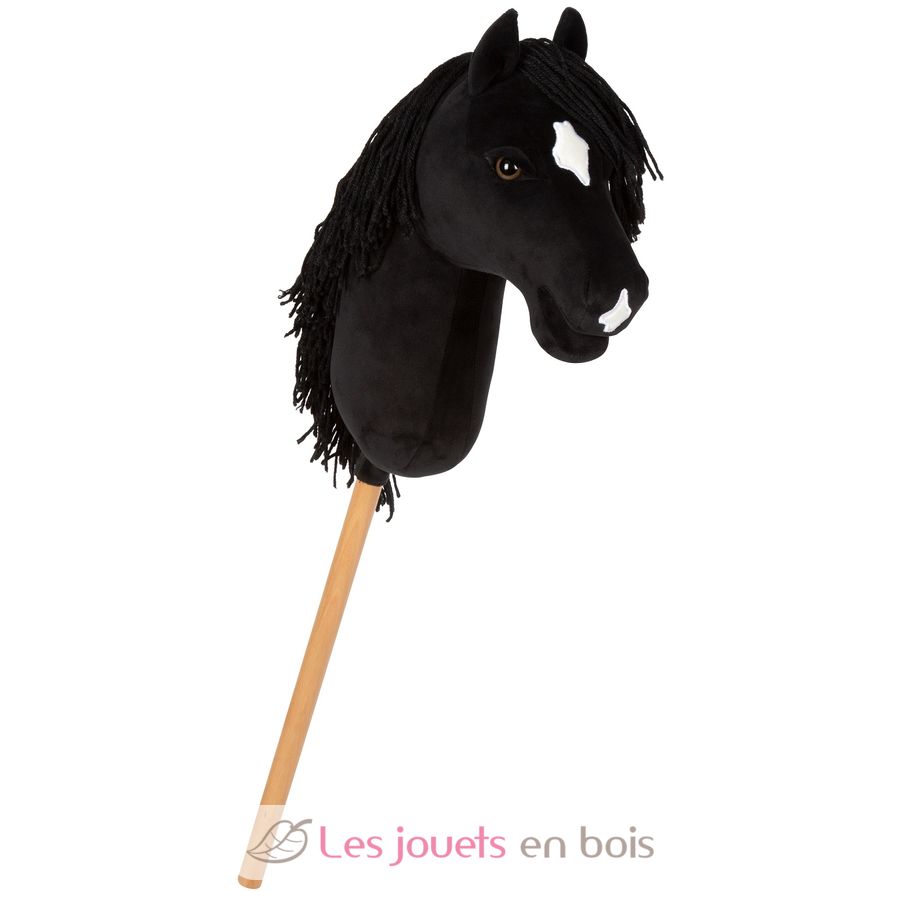 Hobby Horse black Eddie - small foot - wooden toys