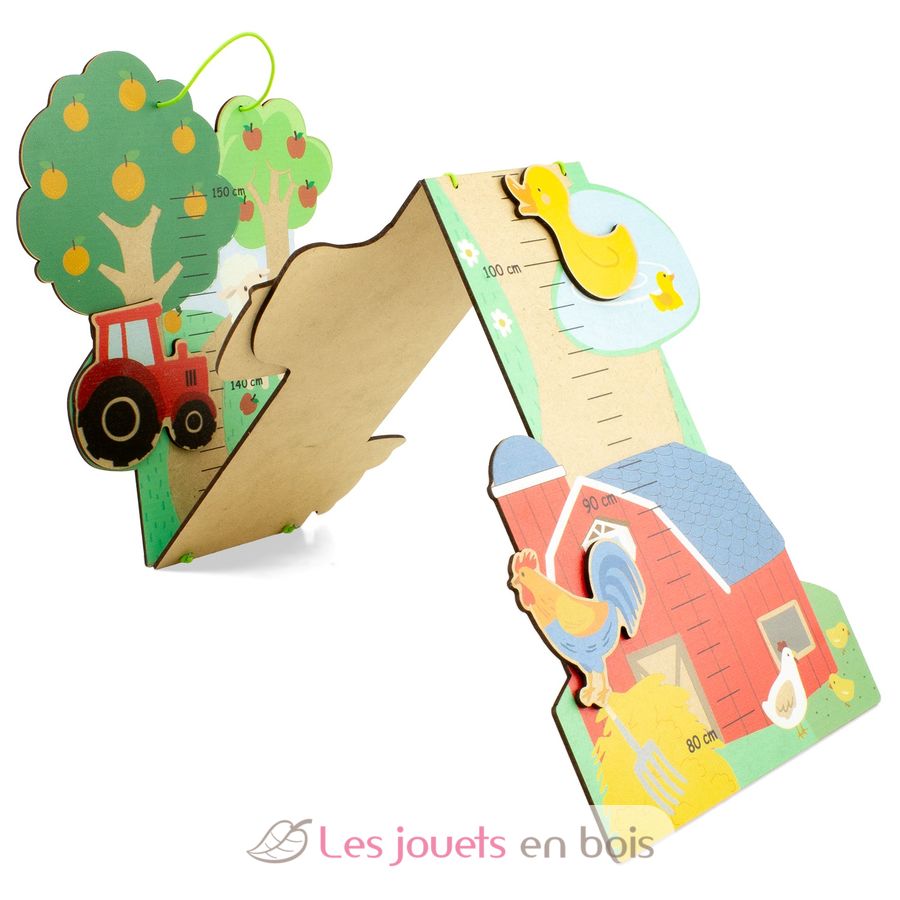 Farm Height Chart - Ulysse - Wooden toys