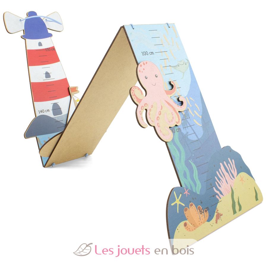 Sea Height Chart - Ulysse - Wooden toys
