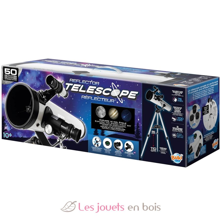 Reflecting telescope 50 activities - Buki - Scientific box for child