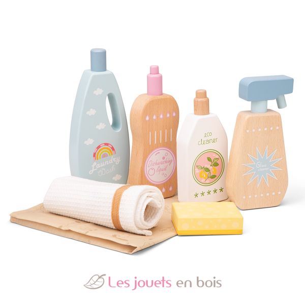 Cleaning detergents set - New Classic Toys - Wooden toy