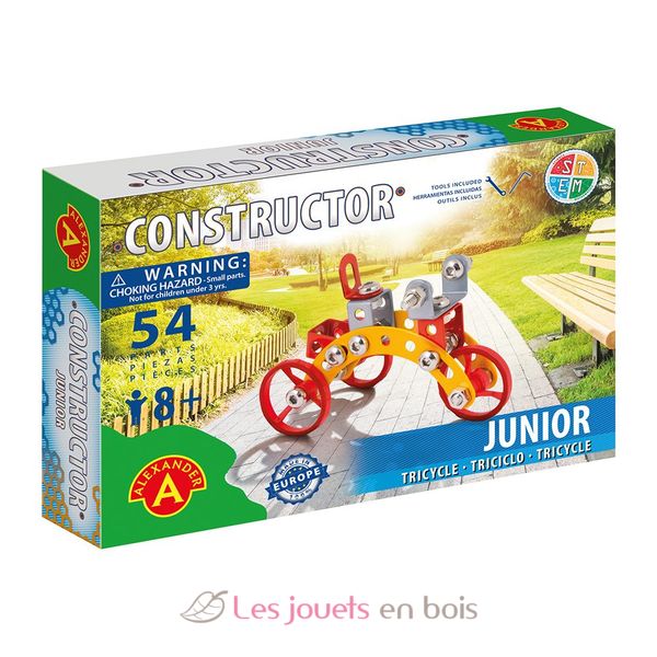 Constructor Junior Tricycle - Alexander Toys - Wooden and Metal ...