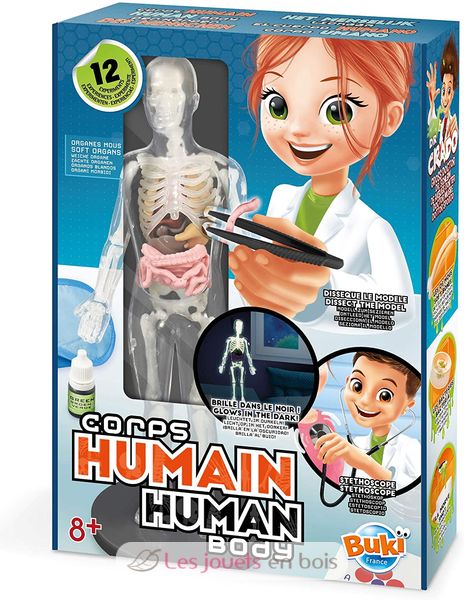Human Body Buki France - scientific box for child